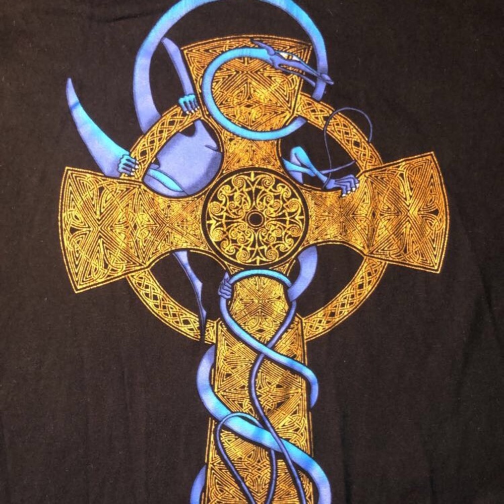 Vintage Cross Tee Early 2000s Adult Large - Gem